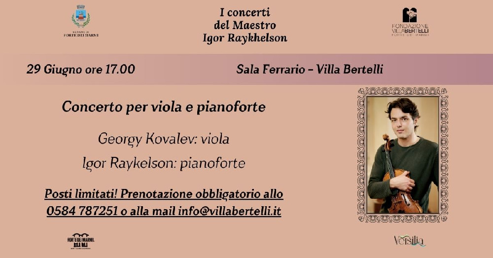 Concerto per viola e pianoforte - Fondazione Villa Bertelli - Forte dei ...